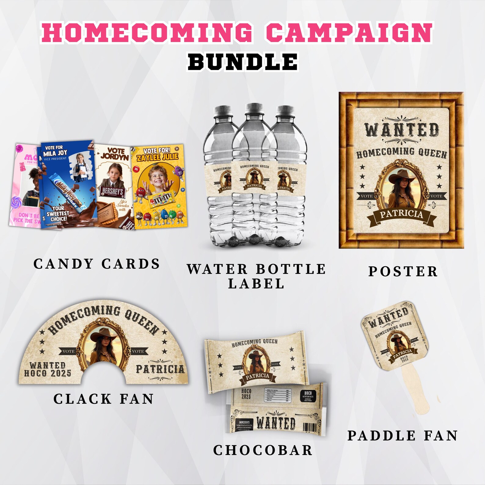 Homecoming Campaign Treat Bundle, Homecoming Chip Bag, Candy Cards ...