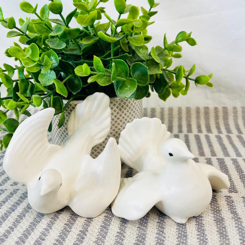 Ceramic Doves - Etsy