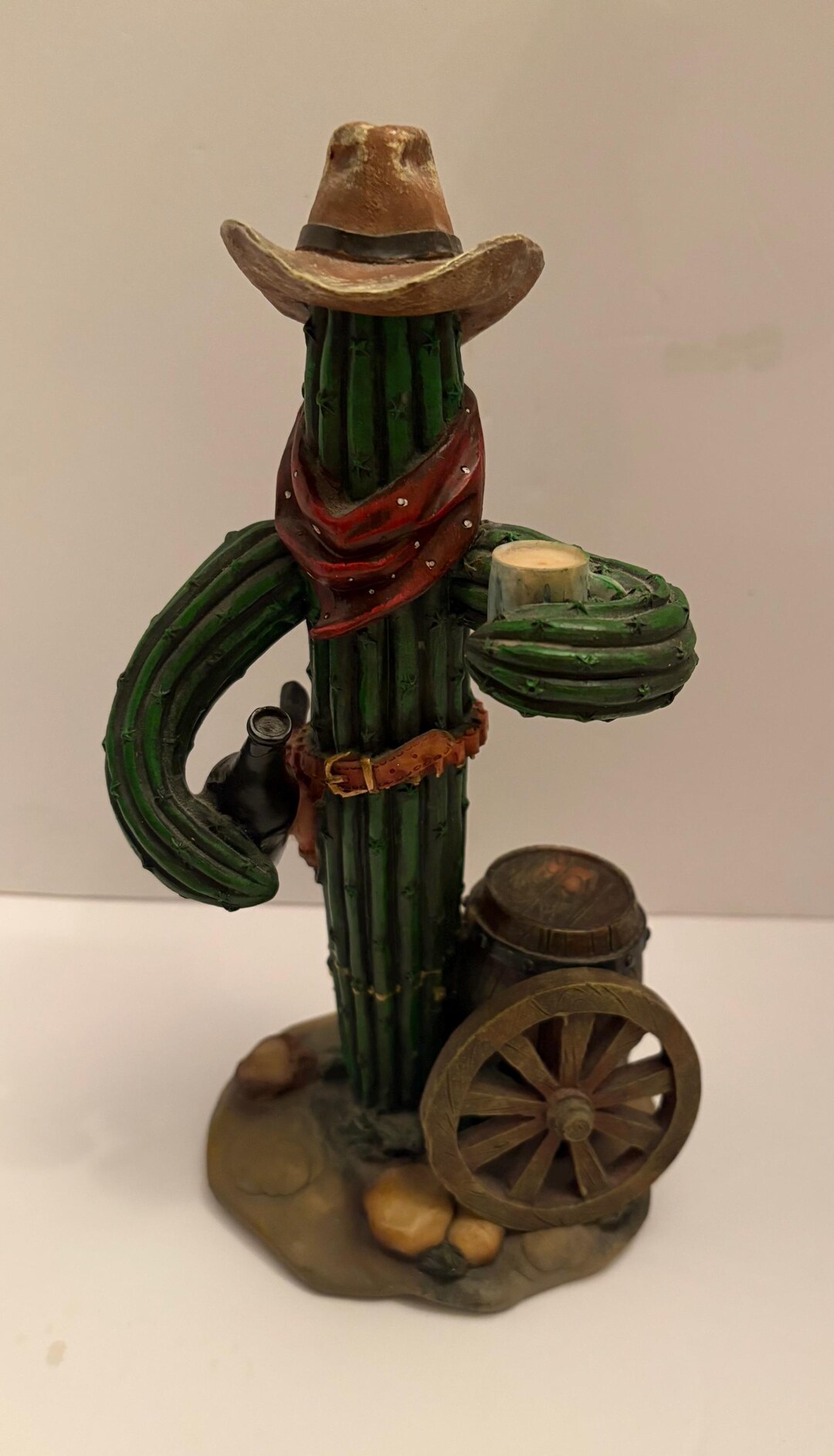 Cactus Figurine Southwestern Cowboy Wild West - Etsy