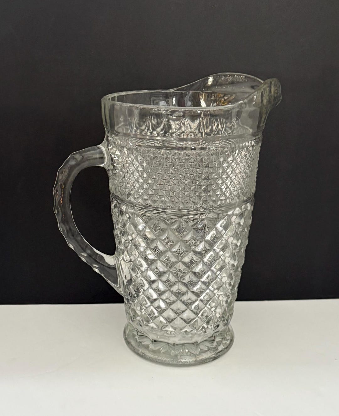 Vintage Anchor Hocking Wexford Glass 64oz Pitcher Discontinued - Etsy