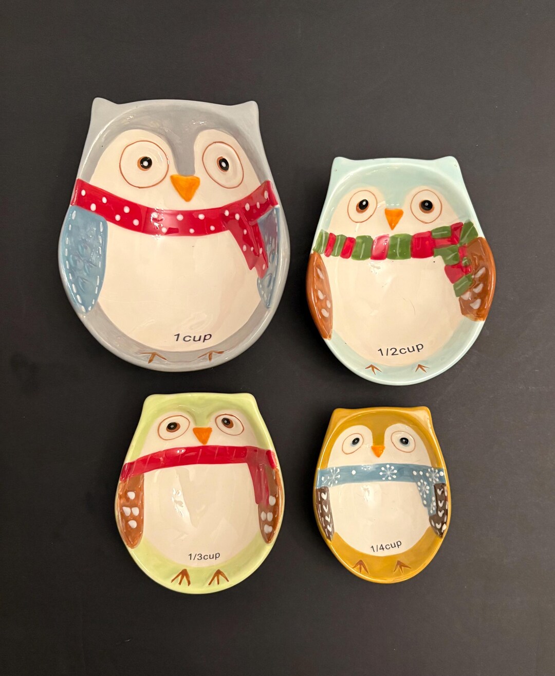 Owl Nesting Measuring Set by Boston Warehouse - Etsy