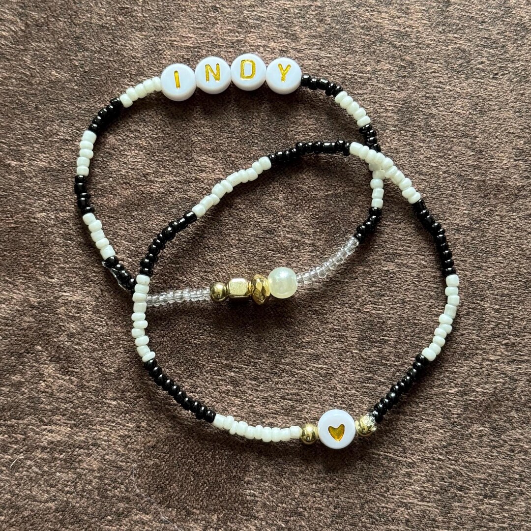 Indy 500 Beaded Bracelets (set of 2) - Etsy