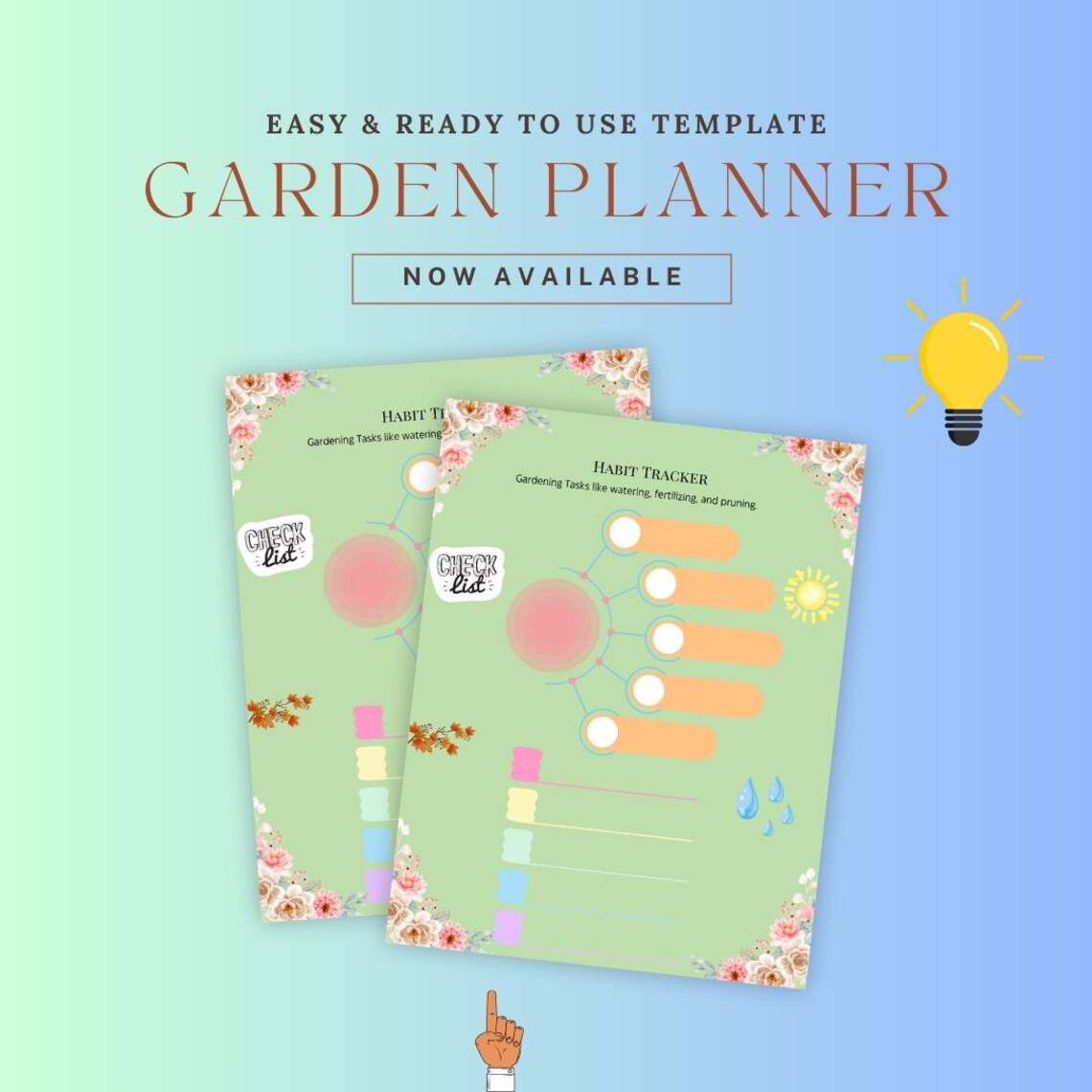Digital Gardening Planner Garden Planner PDF, Printable Garden Planner ...