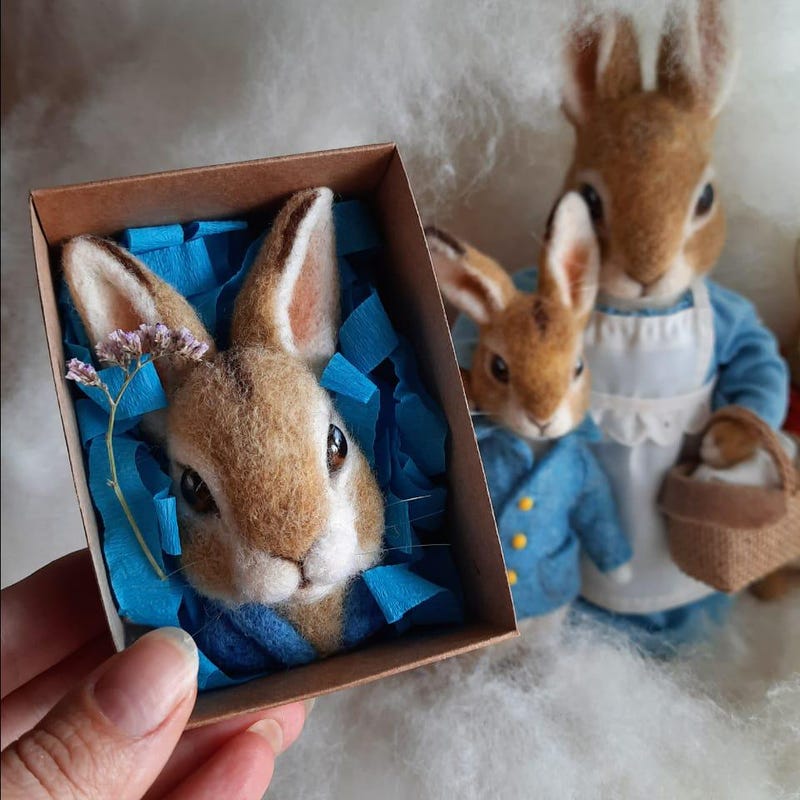 Peter Rabbit Brooch - Etsy UK