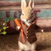 Peter Rabbit Wool Figurine - Handmade Soft Sculpture Gift for Children ...