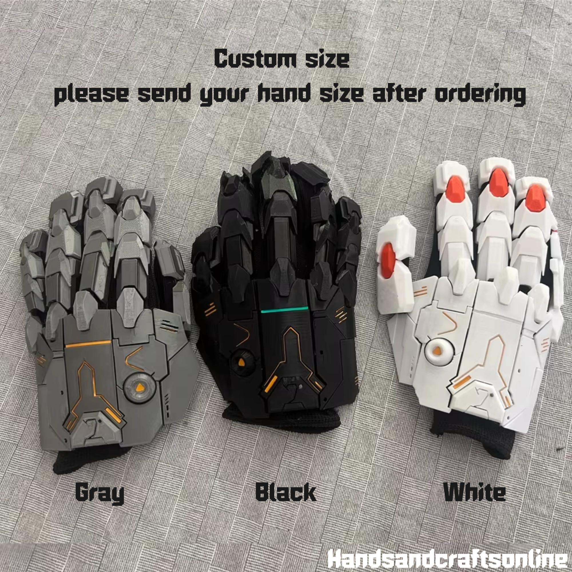 Cyberpunk Style Mecha Armor,exoskeleton Gloves,cyberpunk Cosplay Gauntlet,robotic Hand Gear ...