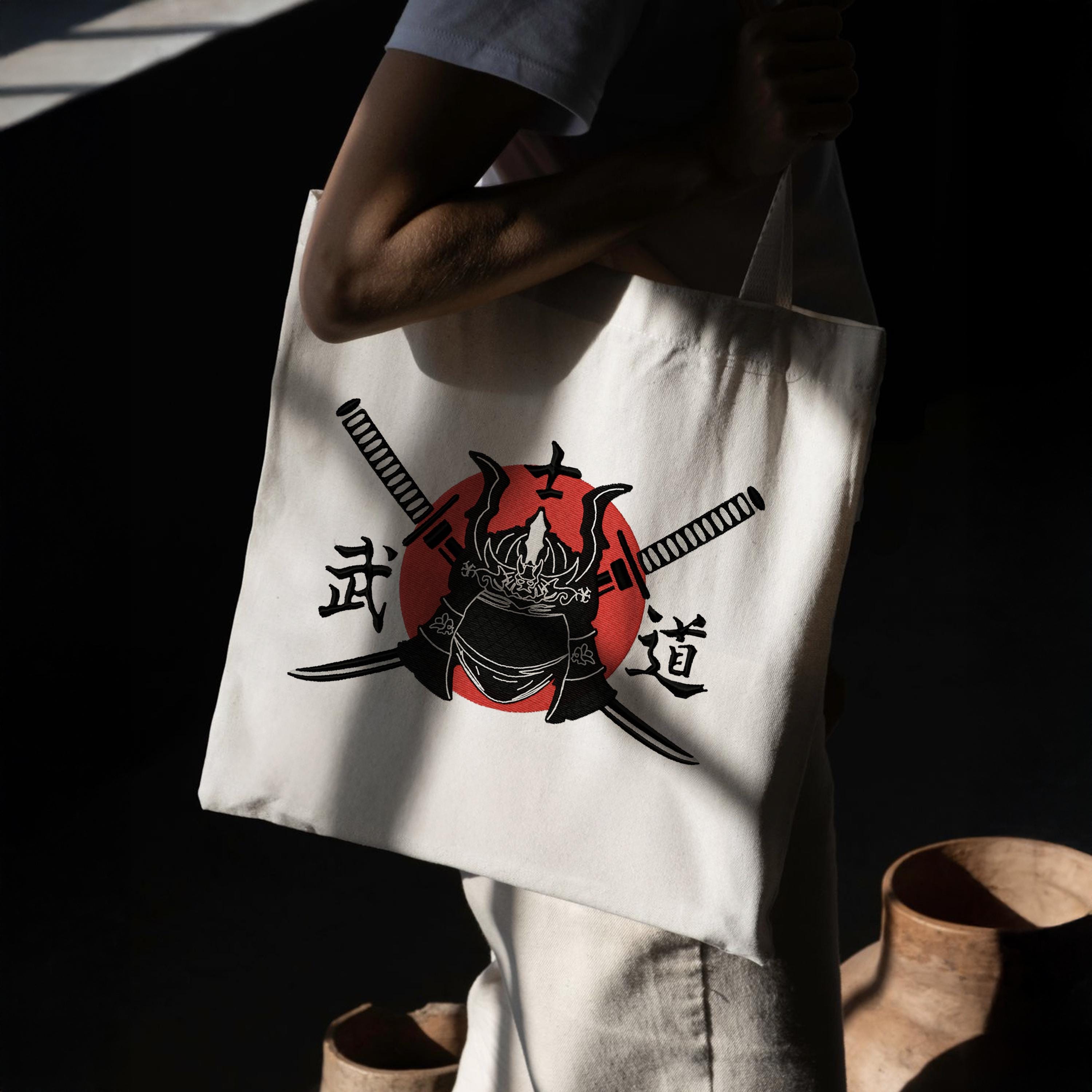 Samurai Helmet With Swords Embroidery Design – 2 Sizes, Instant ...