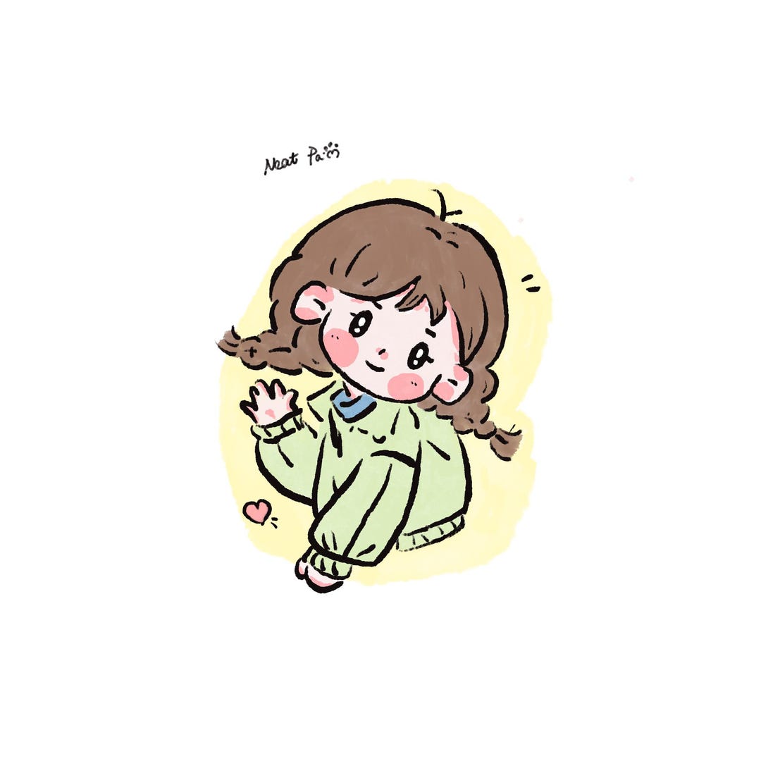 Digital Custom Portrait, Cute Chibi Cartoon Anime Caricature, Family ...