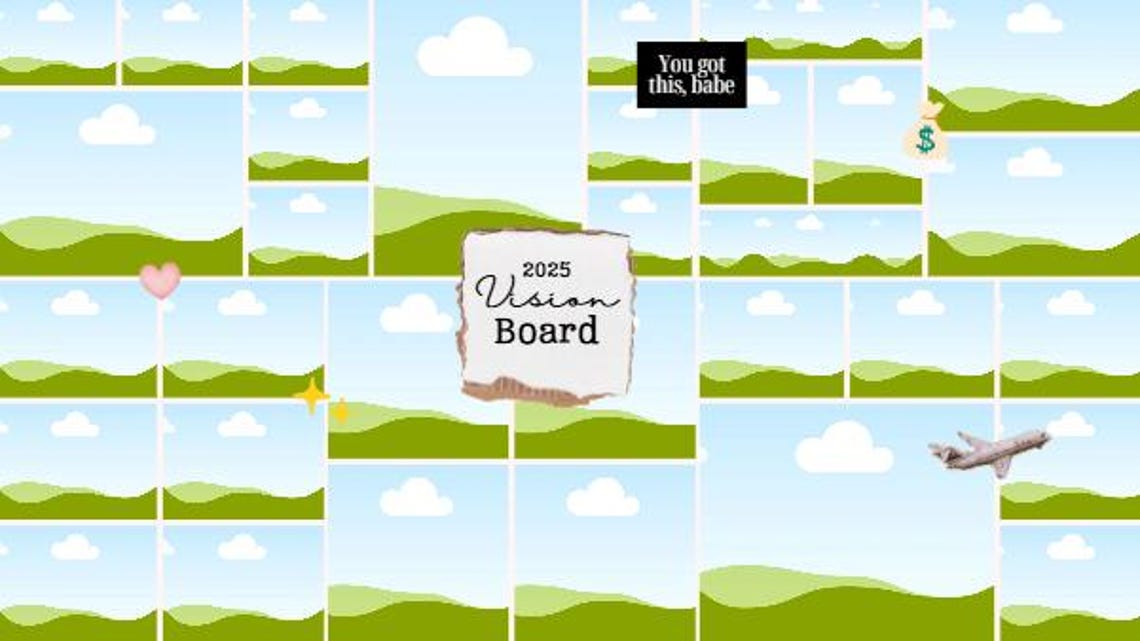 2025 Printable Vision Board Bundle With 800 Printable Photos ...