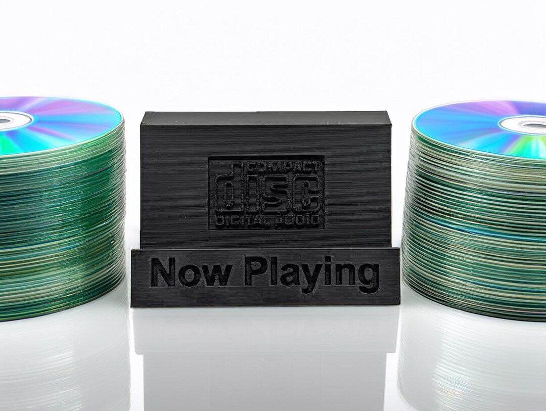 Unique CD Display Stand 3D Printed Showcase Your Album Art Now Playing ...
