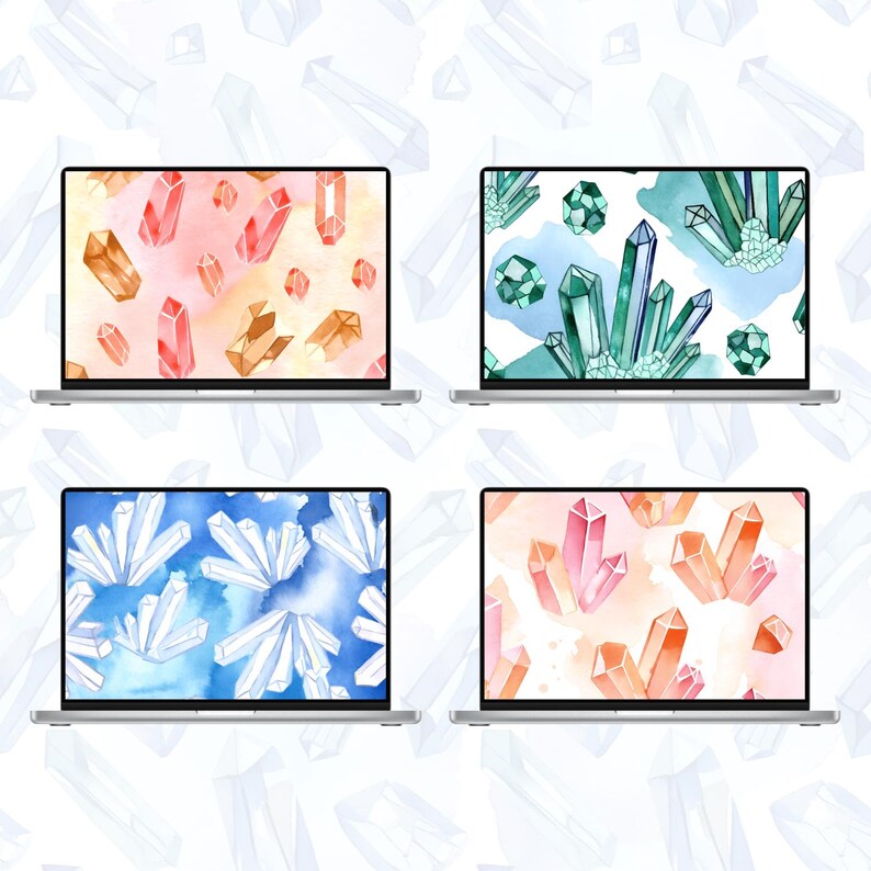 12 Crystal-themed Wallpapers — 2560×1440 Px Aura Shine for Laptops, Pcs ...