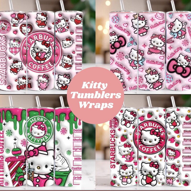 Hello Kittys Tumbler Wrap - Etsy