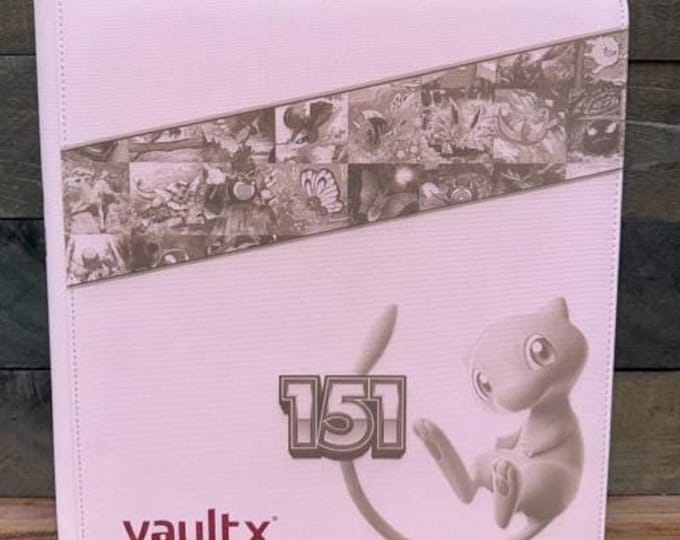 PRE-ORDER - Pokemon 151 Laser Engraved Vault X Binder (12 Pocket, 480 Side-loading Slots) - Etsy
