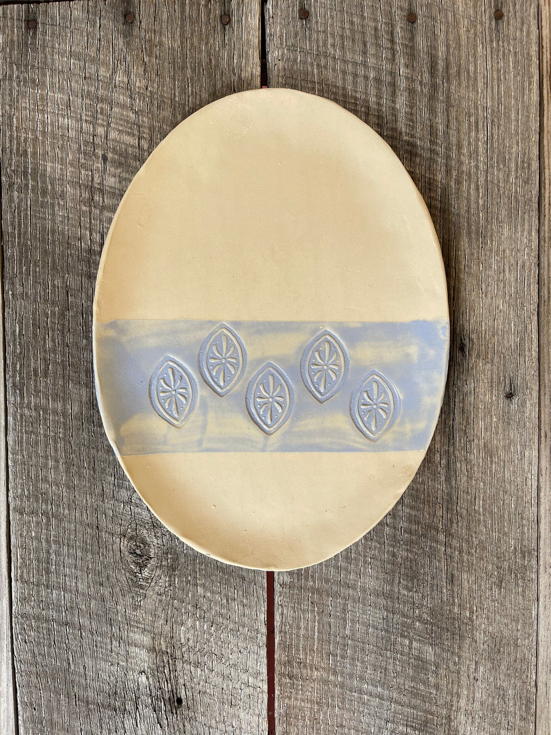 Handmade Pottery Tray/ Cheese & Cracker Tray/ Cookie Platter/ Trinket ...