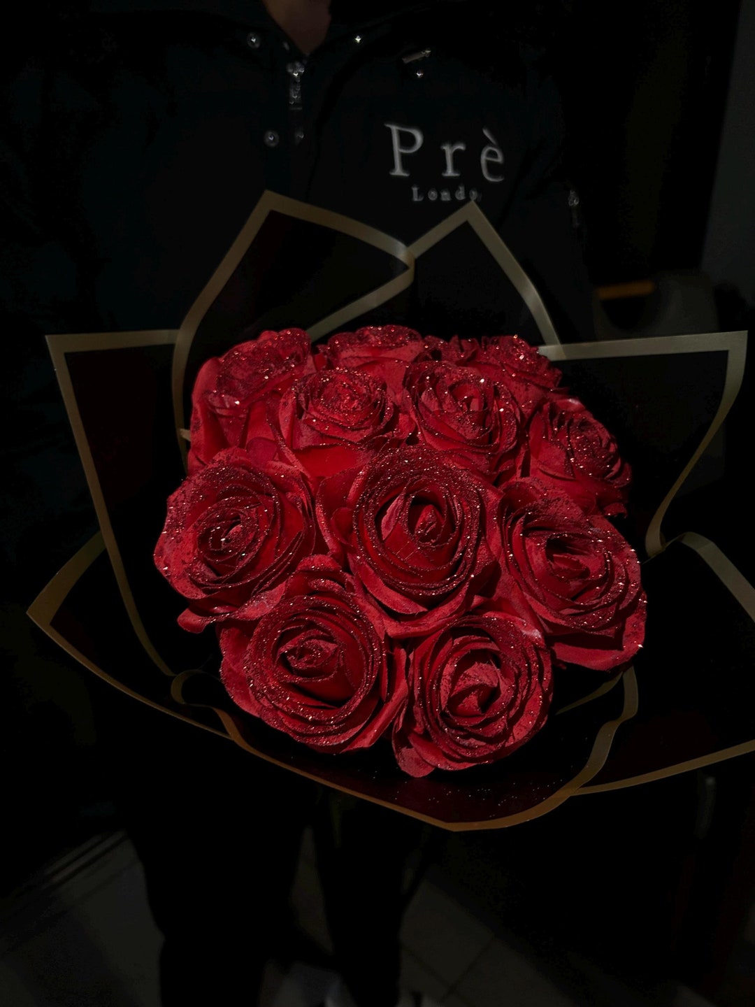 Eternal Silk Glitter Roses - Etsy UK