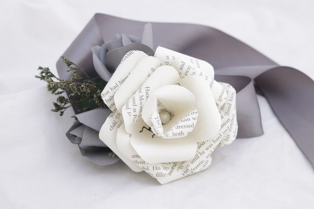 Custom Emma Book Corsage Wedding Flower Girl Prom Junior - Etsy