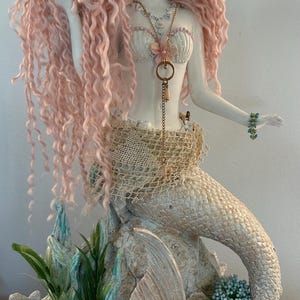 The Vain Mermaid, Mermaid Art, Mermaid Decor, Mermaid Figurine, Mermaid ...