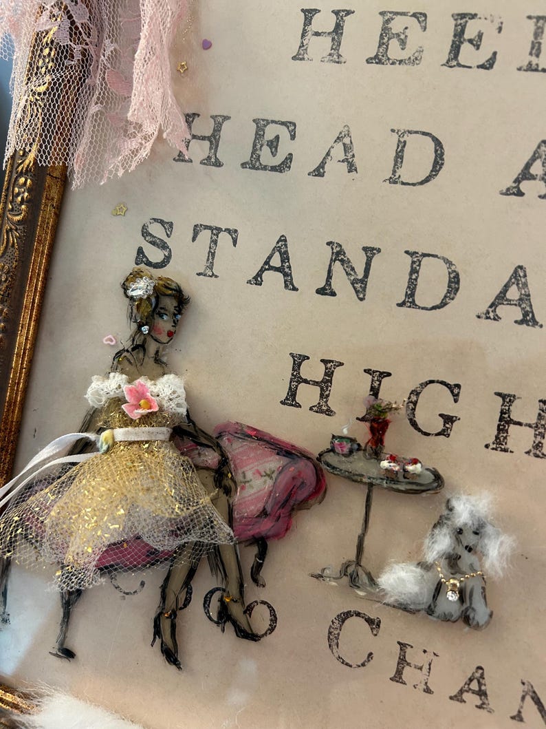 The Vain Mermaid, Girly Decor, Girl and Poodle, Chanel Aesthetic, Coco ...