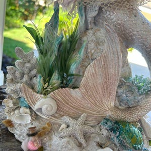 The Vain Mermaid, Mermaid Art, Mermaid Decor, Mermaid Figurine, Mermaid ...