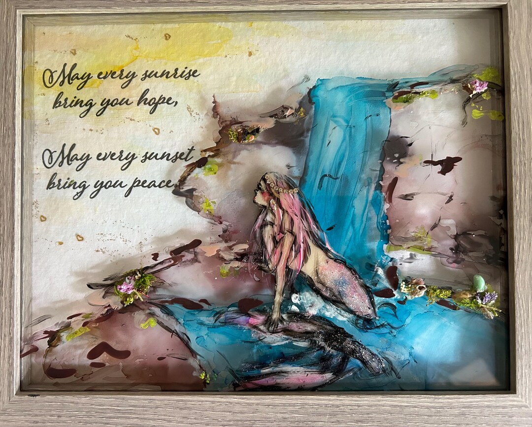 The Vain Mermaid, Mermaid Art, Mermaid Quote, Sunrise Quote, Sunset ...