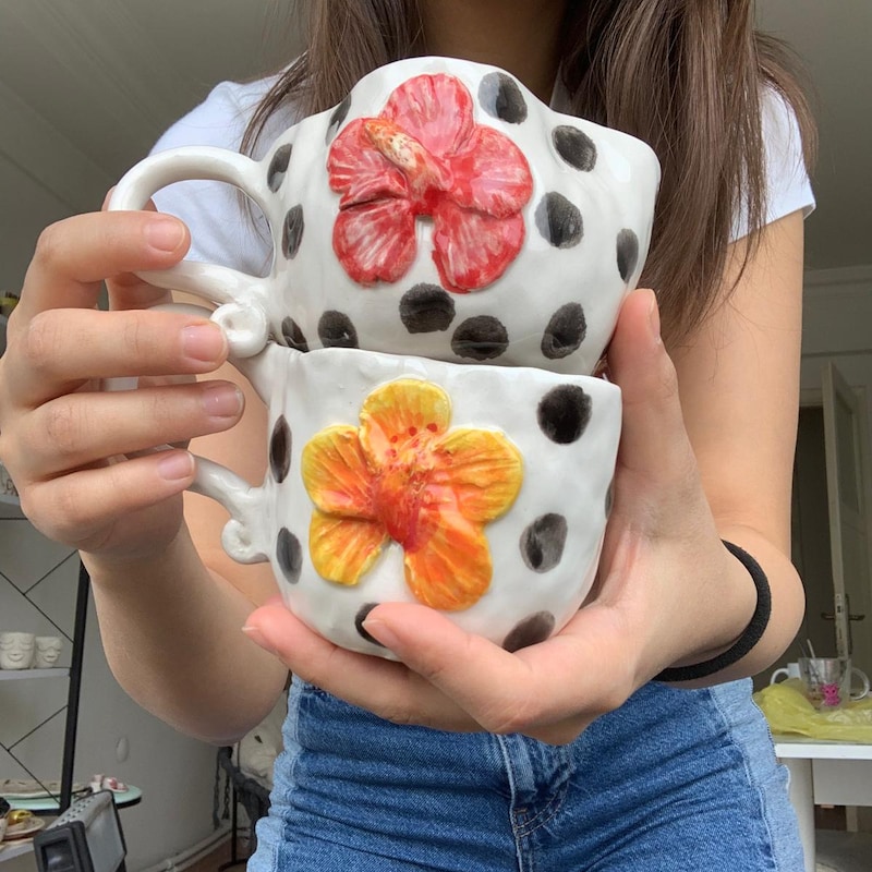 Funky Summer Mug - Etsy