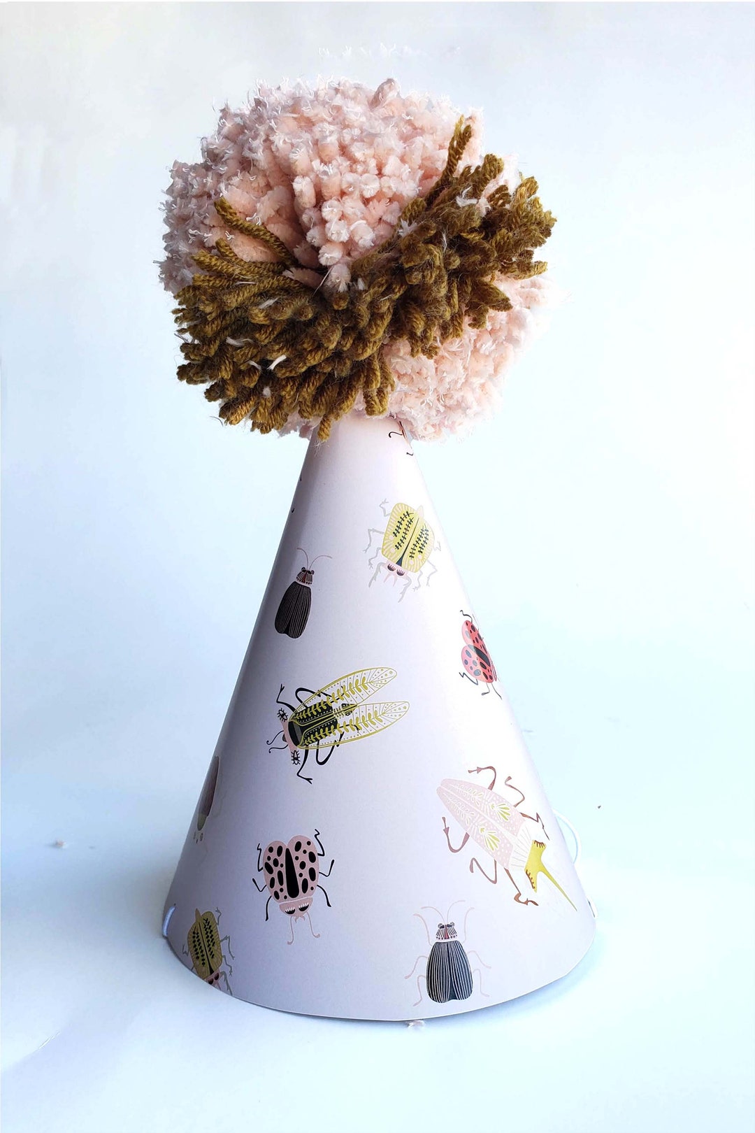 Party Hat Printable Ladybug Boho Girls Birthday | Modern Boho ...