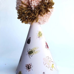 Party Hat Printable Ladybug Boho Girls Birthday | Modern Boho ...