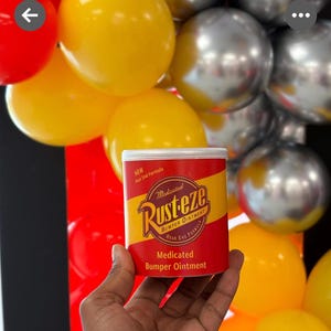 Cars Party Favor: Rusteze Pringles Can Label (digital Download) - Etsy