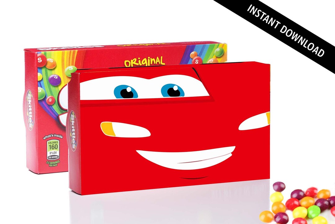 Cars Candy Wrapper Party Favor for Cars Birthday Printable Decor ...