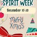 Winter Spirit Week Flyer & Social Media Story - Etsy
