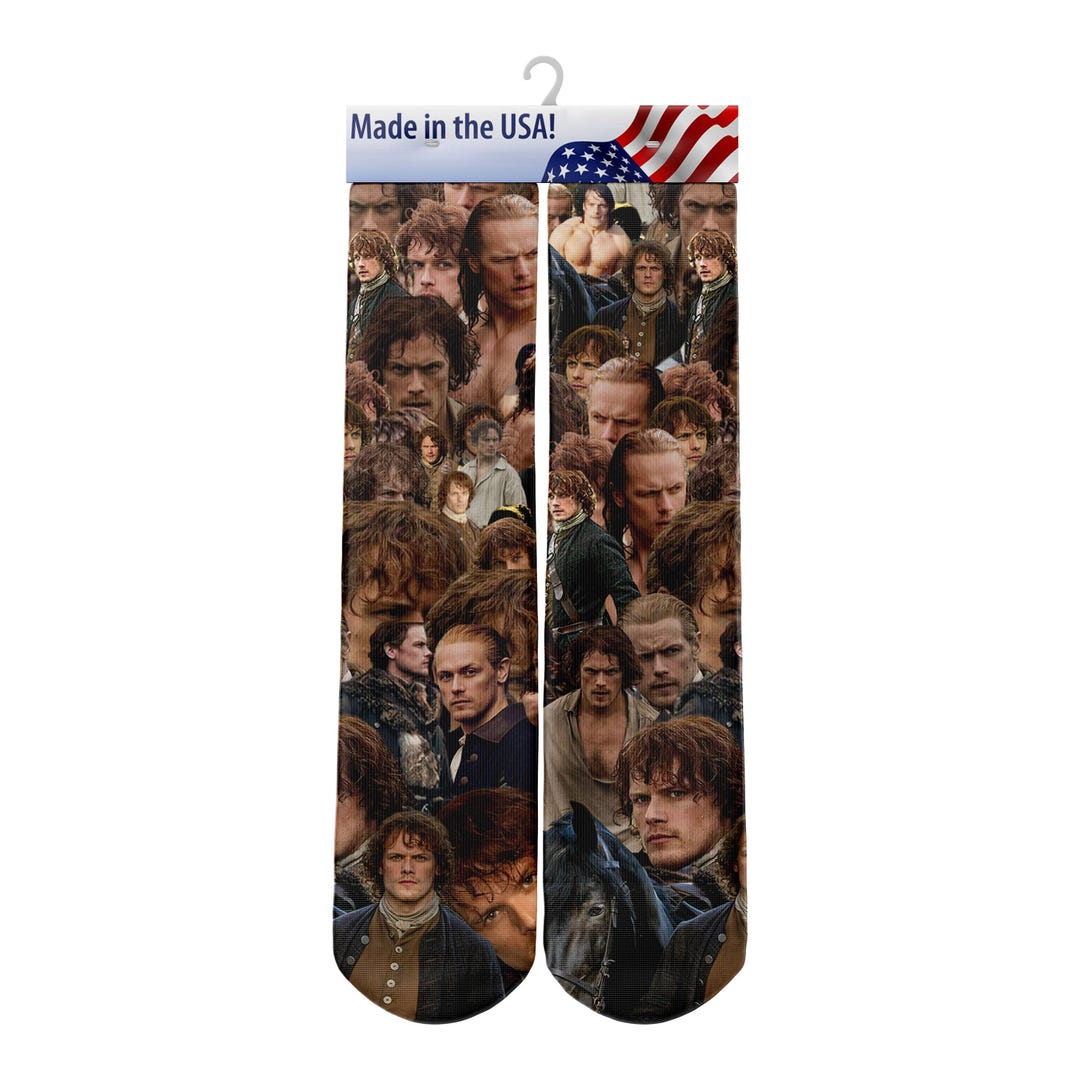 Sam Heughan Outlander Socks - Etsy