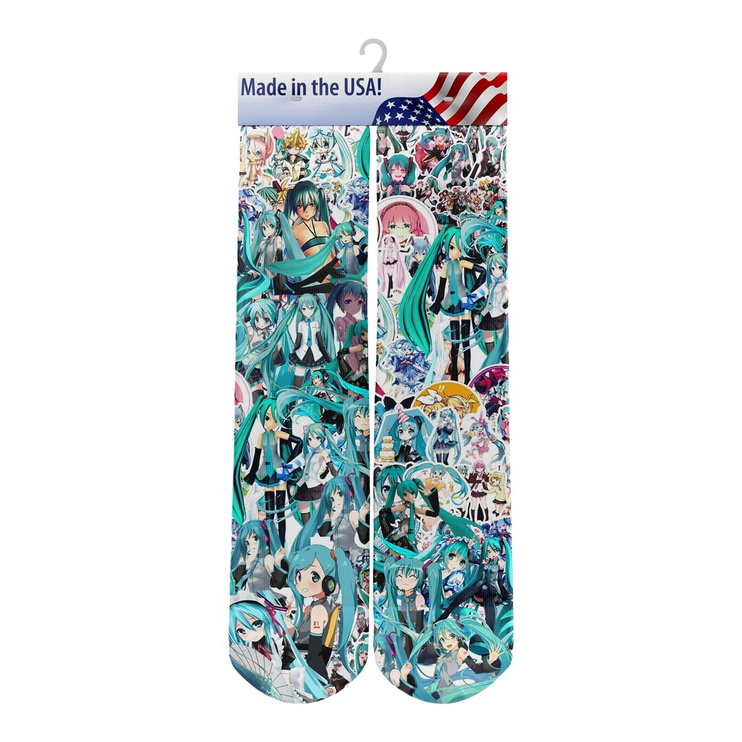 Hatsune Miku Socks - Etsy