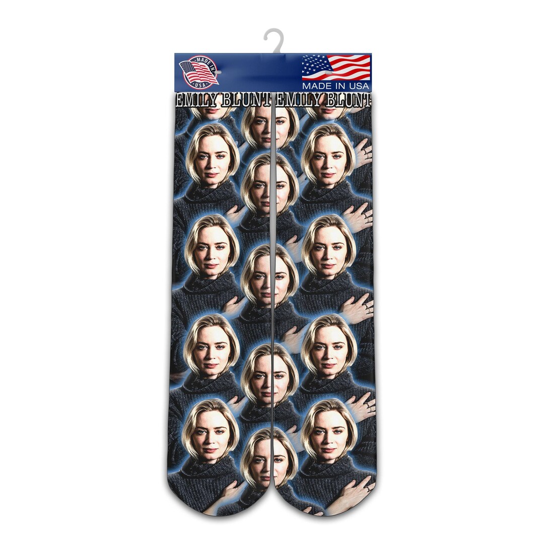 Emily Blunt Socks Custom Socks - Etsy