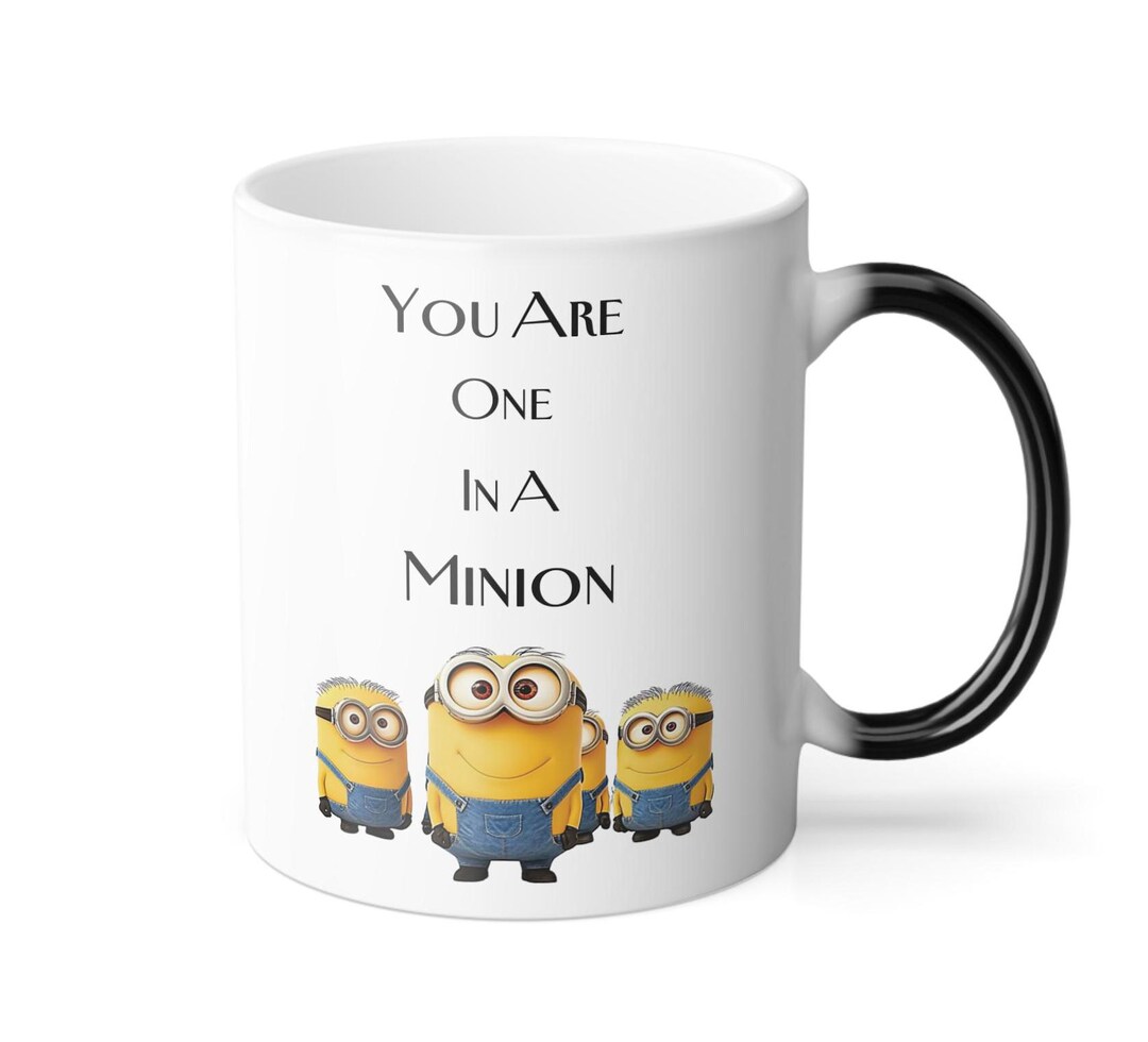 Minion Color Changing Mug: Heat Sensitive Coffee Cup - Etsy