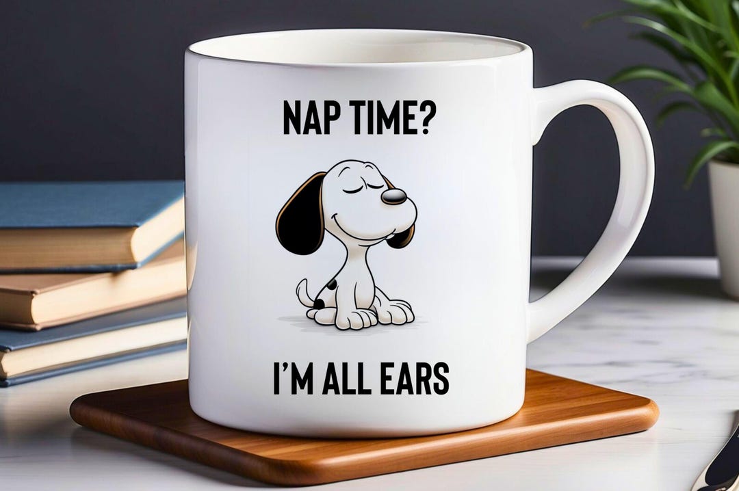 Snoopy Nap Time Mug, Peanuts Coffee Cup, Dog Lover Gift, Charlie Brown ...