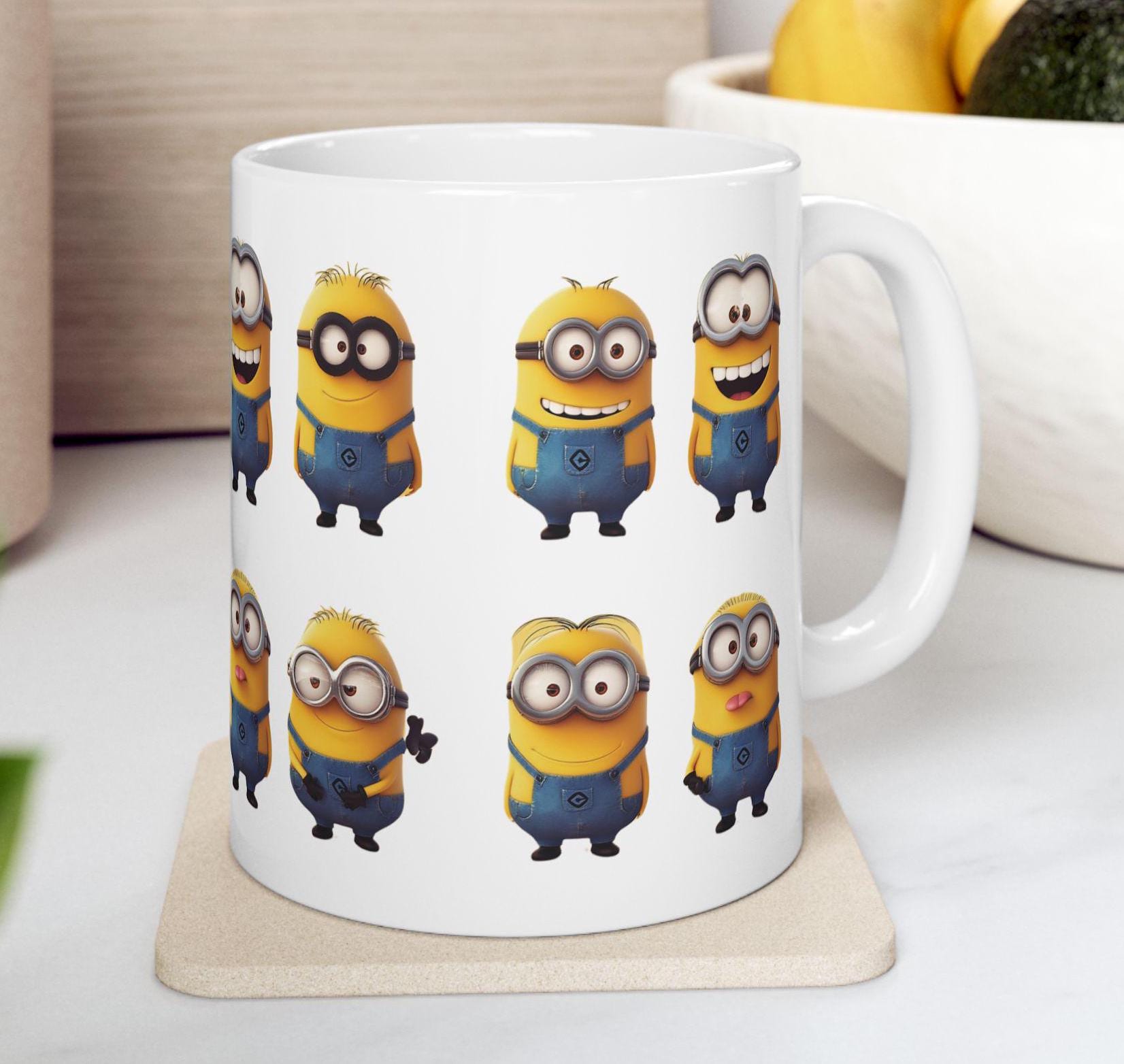 Minion Mug: Despicable Me Cartoon Character Coffee Cup - Etsy