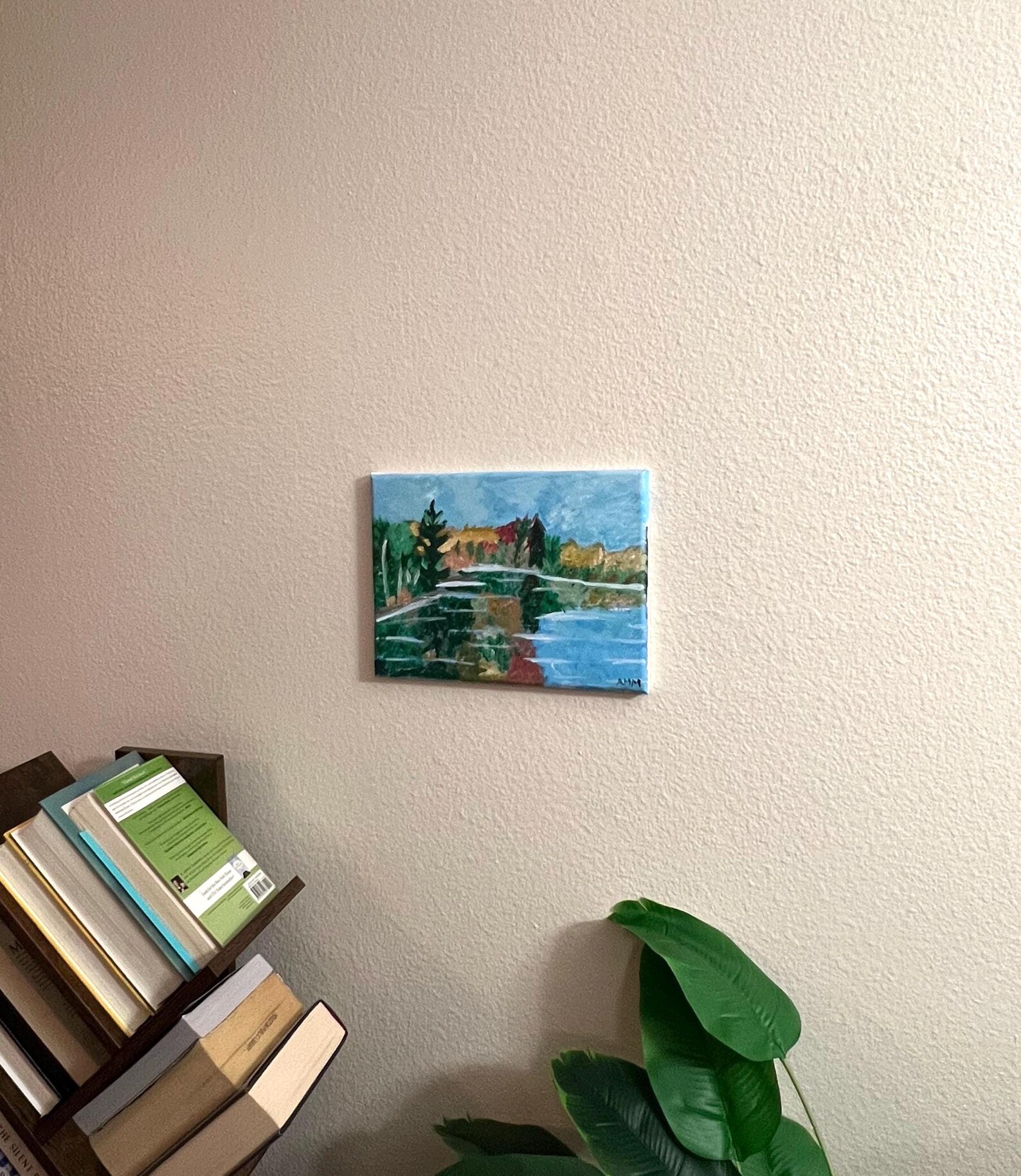 Original Fall Impressionist Landscape Painting, Acrylic on 8x10 Inch ...