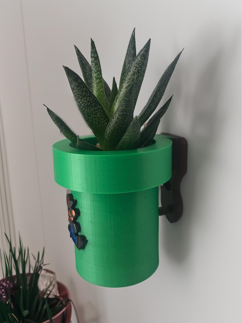 Mario Wall Planter ; Hopper Planter , Flower Pot , Pot : Home , Garden ...