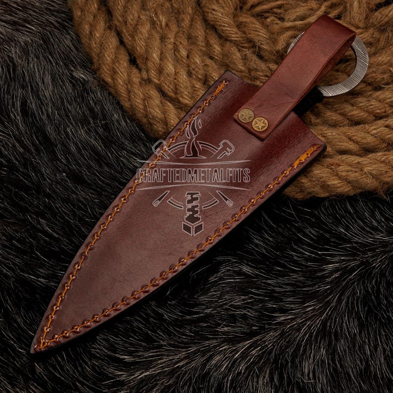 THROWNING HUNTING KNIFE Custom Handmade Damascus Steel Throwing Knife ...