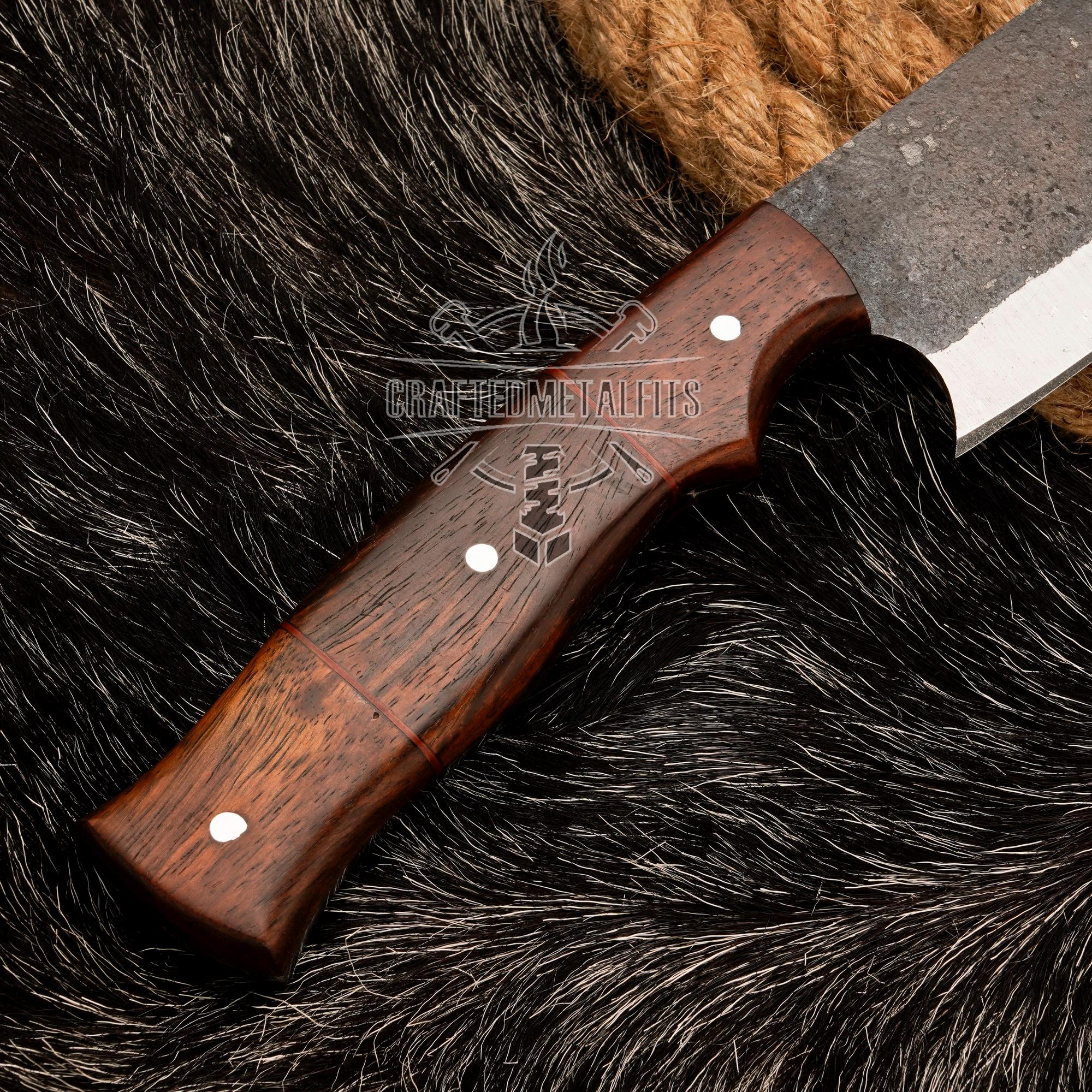 BIG BUSHCRAFT HATCHET Machete, Hatchet Knife Big Knife Butcher Knife ...