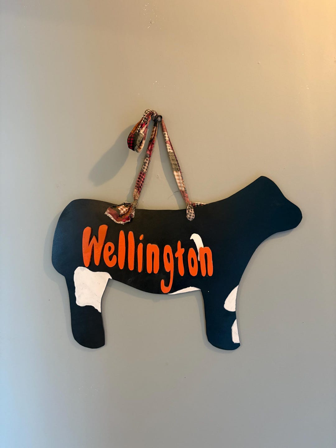 Wooden Cow Sign - Etsy