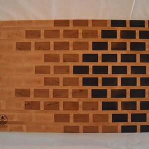 Ombre Brick Style End Grain Cutting Board - Etsy