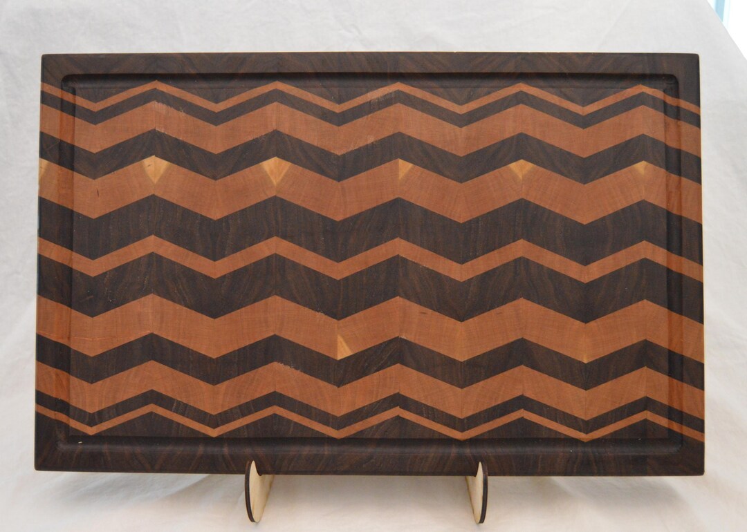 Chevron End Grain Cutting Board V2 - Etsy