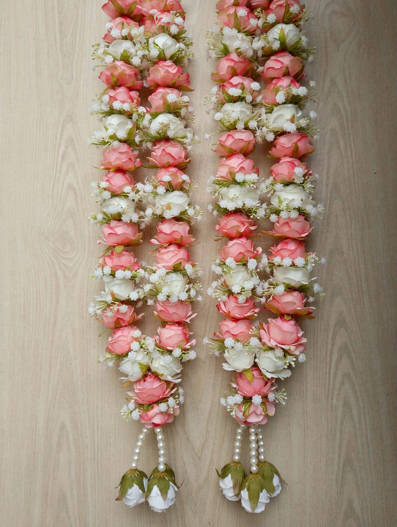 Floral Garlands / Faux Garlands / Floral Mala / Mendhi / Haldi / Nikkah ...