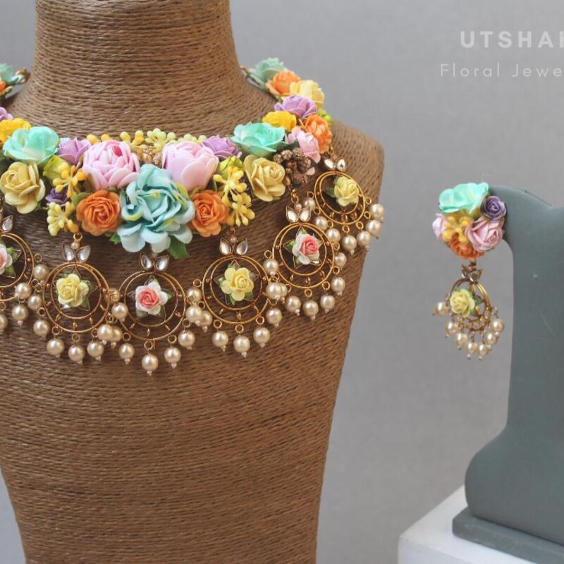 Flower Jewelry Haldi - Etsy