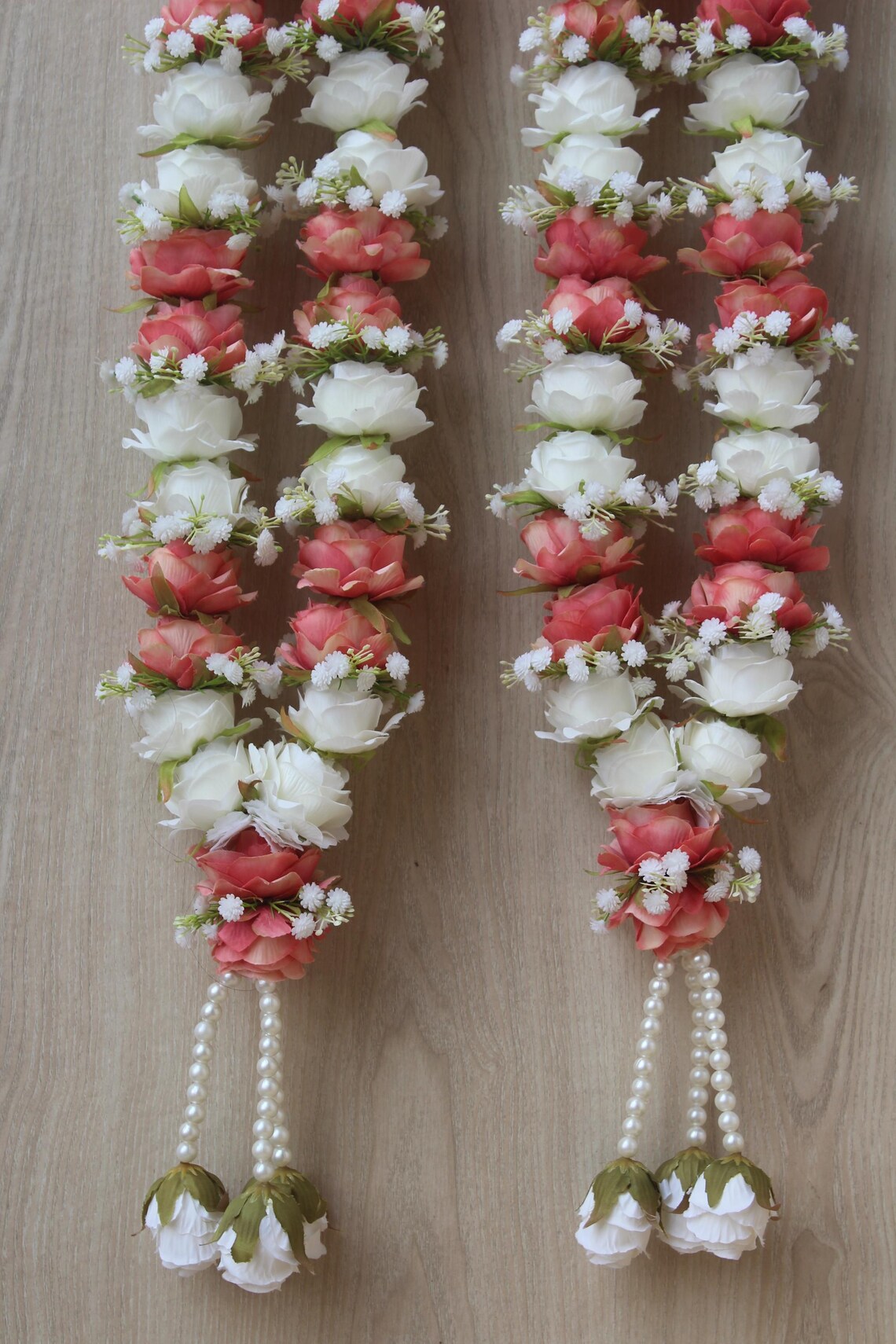 Floral Garlands / Faux Garlands / Floral Mala / Mendhi / Haldi / Nikkah ...