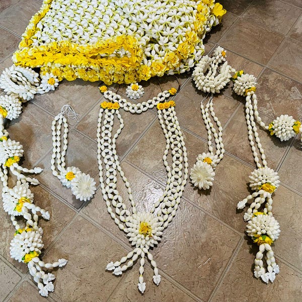 Flower Jewelry Haldi - Etsy