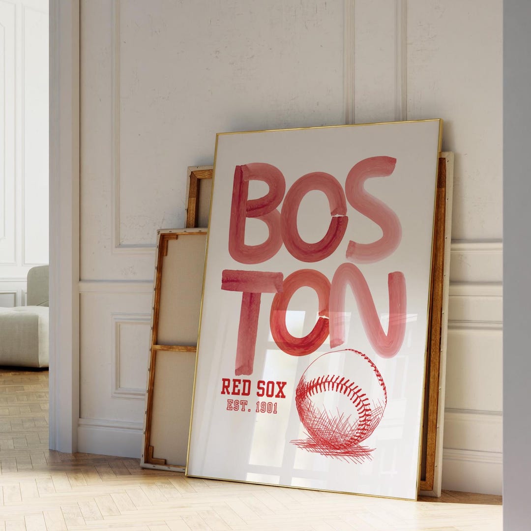 Boston Wall Art, Boston Red Sox Poster, East Coast Print, Boston ...