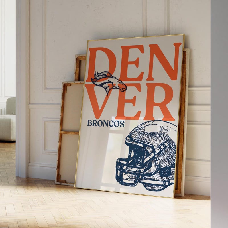 Denver Broncos Posters - Etsy