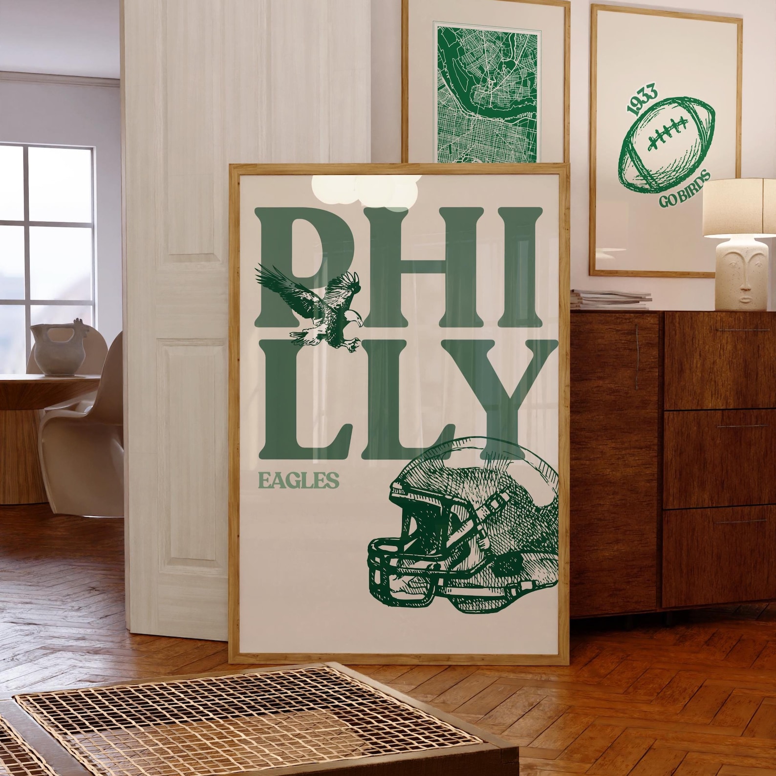 Philadelphia Wall Art, Philadelphia Eagles Print, Trendy Philly Poster ...